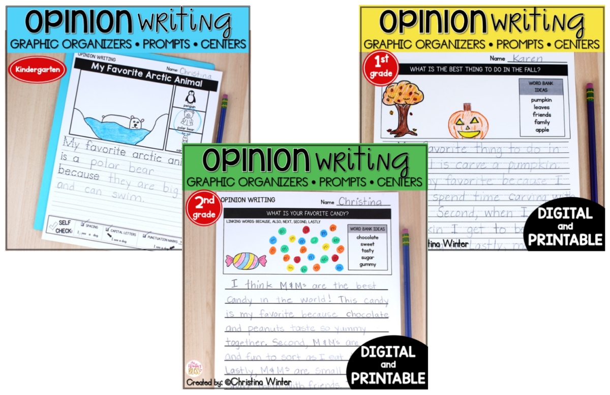 How to Teach Opinion Writing - Lead in Literacy - Resources For ...