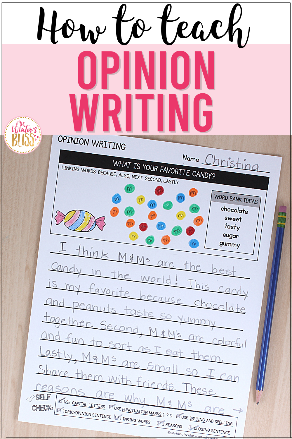 How to Teach Opinion Writing - Lead in Literacy - Resources For ...