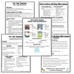 How to Teach Informative Writing - Lead in Literacy - Resources For ...