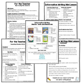 How to Teach Informative Writing - Lead in Literacy - Resources For ...