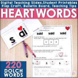 How to Teach Sight Words: The Heart Word Method - Lead in Literacy ...