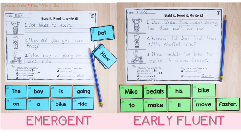 How to get Students to Write in Complete Sentences - Lead in Literacy ...