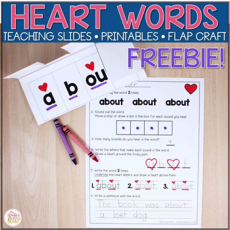 Heart Words: A Better Way to Teach Sight Words - Lead in Literacy ...