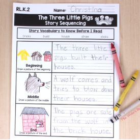 Free Reading Response Activities for K-2 Students - Lead in Literacy ...