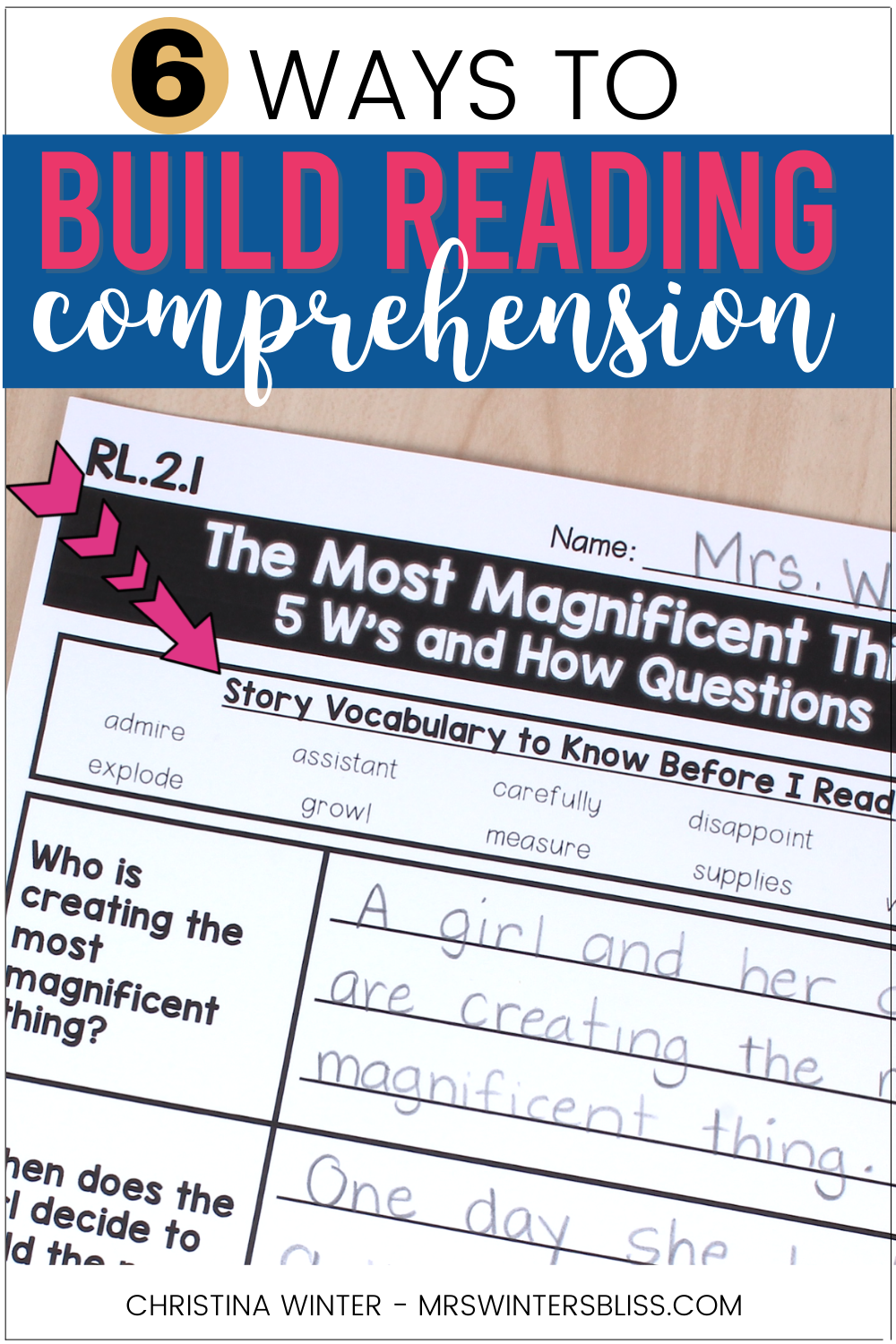 The 6 Best Ways to Build Students' Reading Comprehension - Lead in ...
