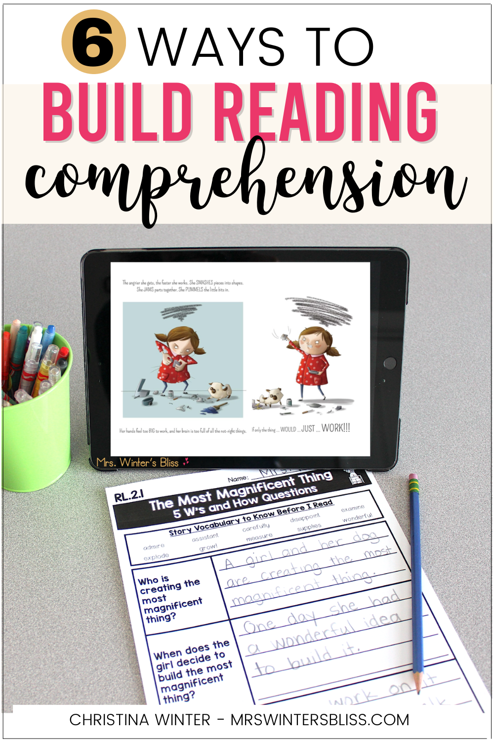 The 6 Best Ways to Build Students' Reading Comprehension - Lead in ...