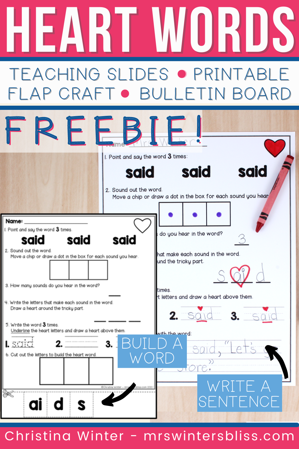 How to Teach Sight Words: The Heart Word Method - Lead in Literacy ...
