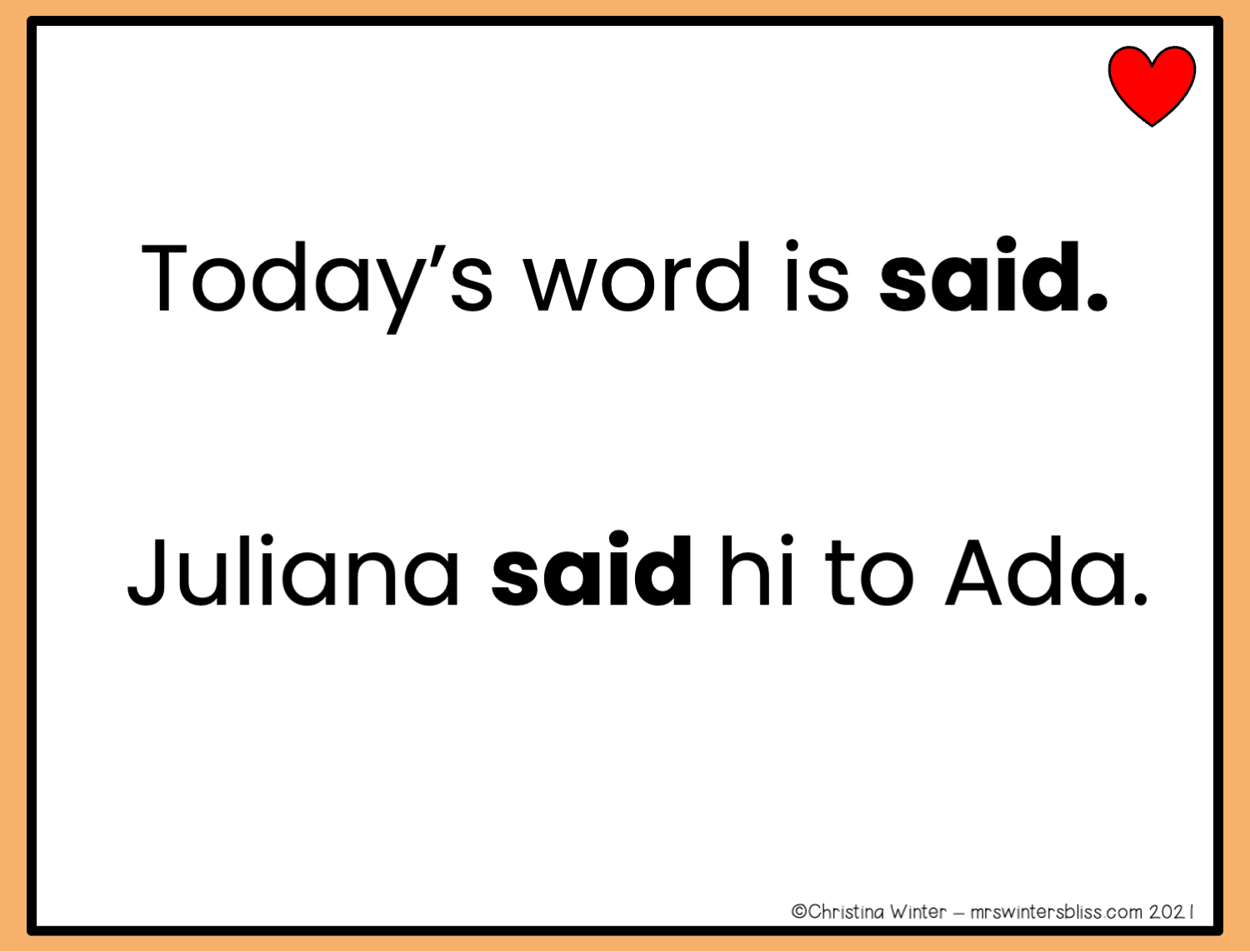 How to Teach Sight Words: The Heart Word Method - Lead in Literacy ...