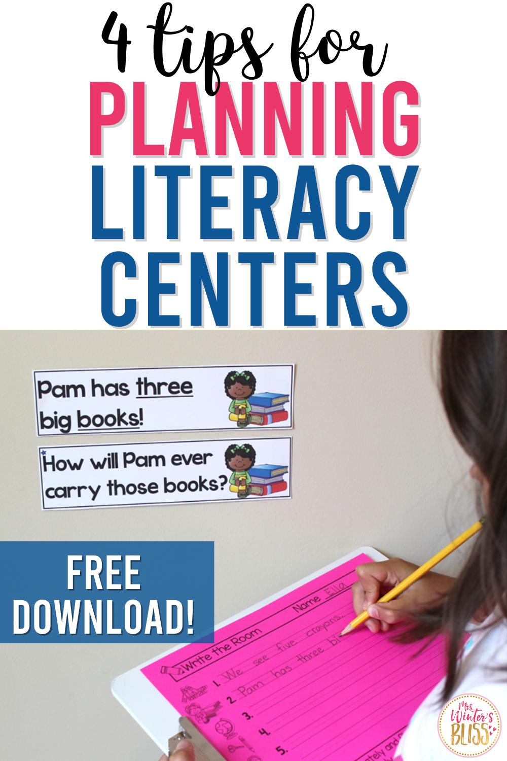 4 Tips for Planning Literacy Centers - Lead in Literacy - Resources For ...