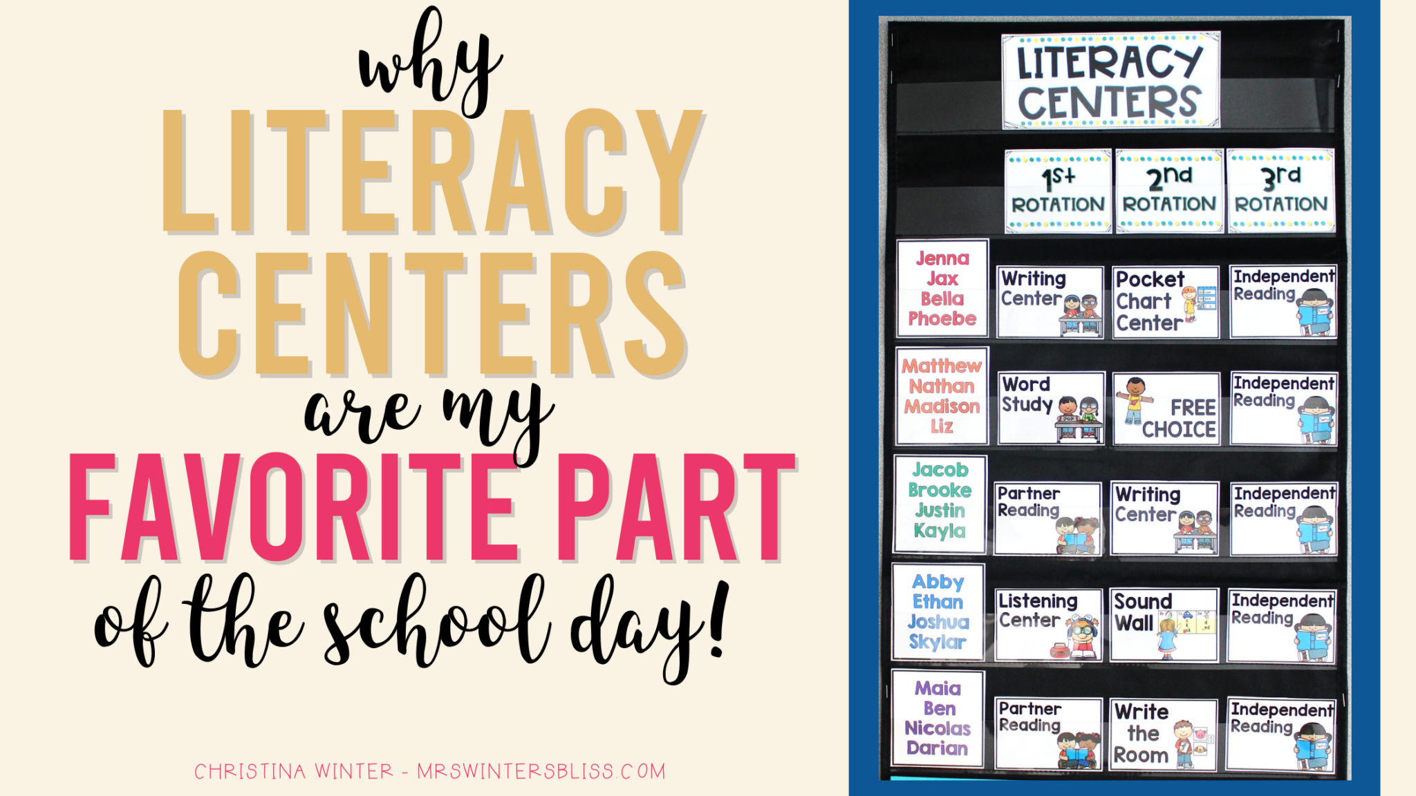 Why Literacy Centers are My Favorite Part of the School Day - Lead in ...