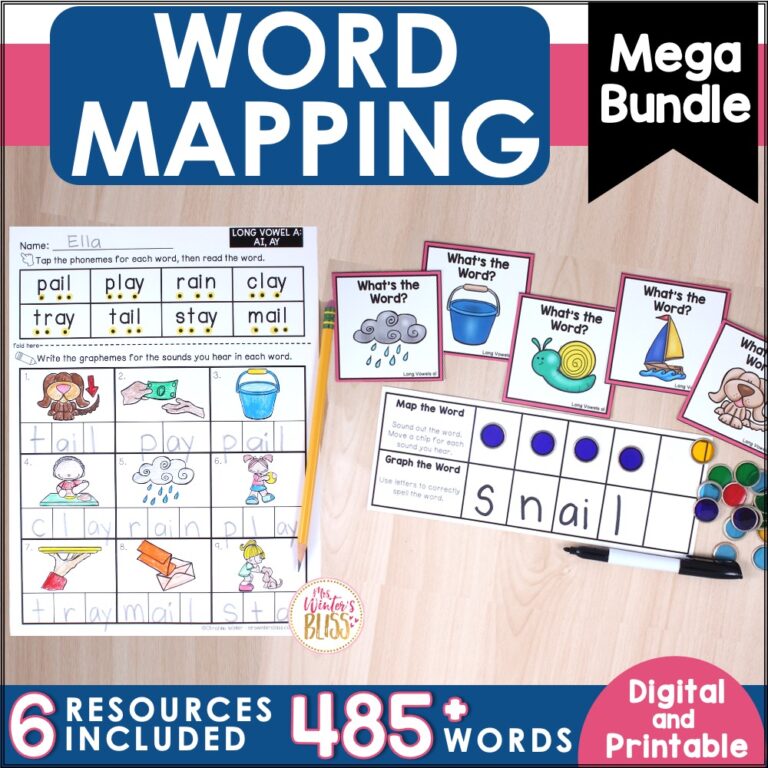 Word Mapping - Connecting Phonemes to Graphemes MEGA BUNDLE - Mrs ...