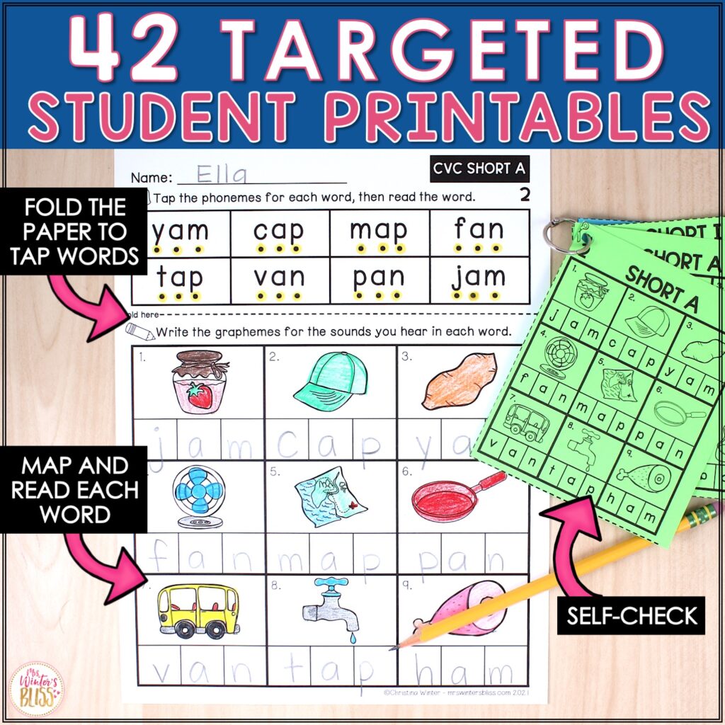 Word Mapping - Connecting Phonemes to Graphemes MEGA BUNDLE - Lead in ...