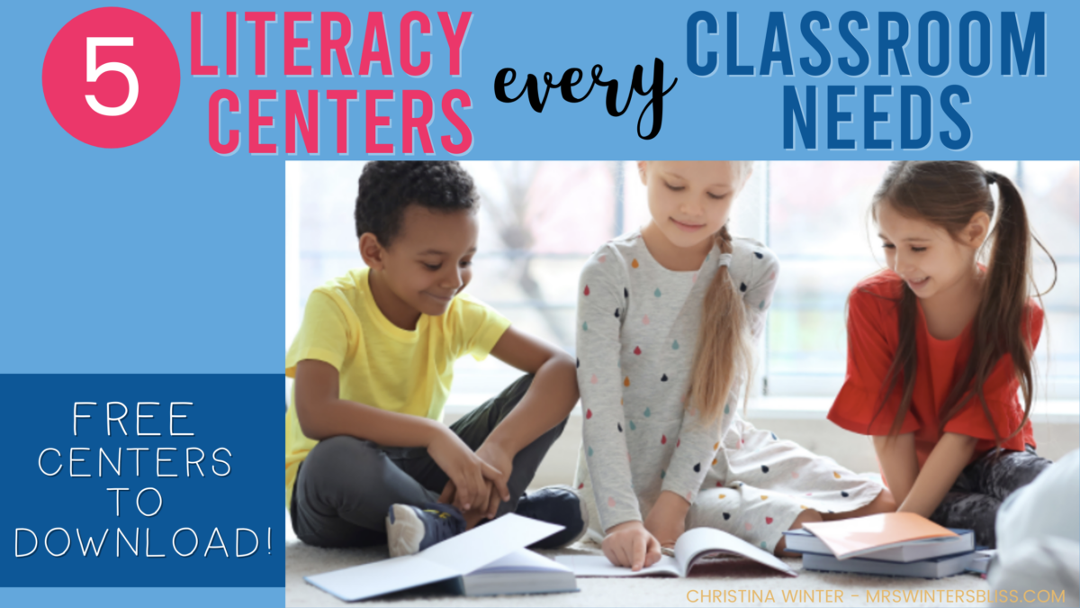 5 Literacy Centers Every Classroom Needs - Lead in Literacy - Resources ...