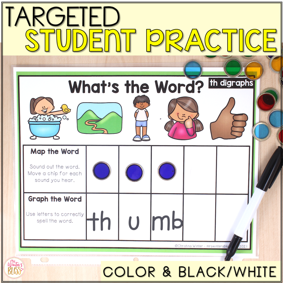 Word Mapping - Connecting Phonemes to Graphemes - Blend & Digraph ...