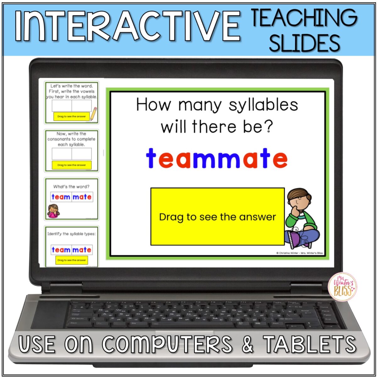 The Best Ways to Teach the Six Syllable Types - Lead in Literacy ...