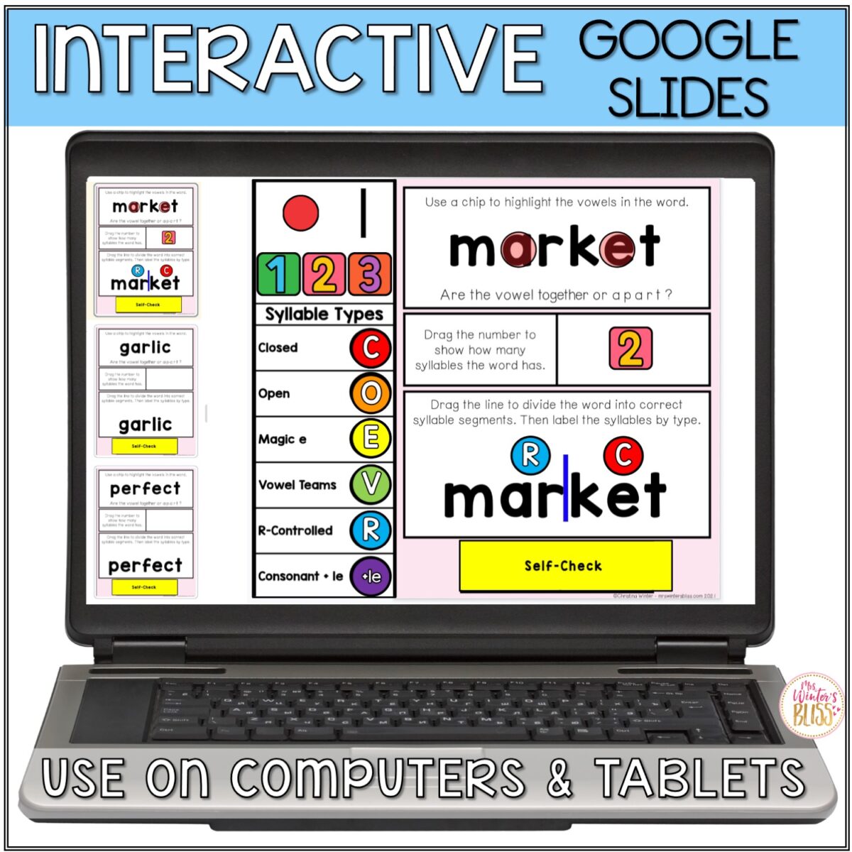 FREE Syllable Types and Syllable Division - Digital & Printable Activities - Lead in Literacy ...