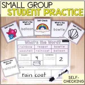 The Six Syllable Types - Lead in Literacy - Resources For Kindergarten ...