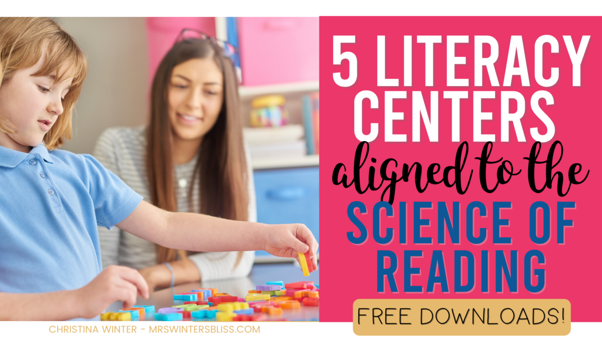 5 Literacy Centers Aligned to the Science of Reading - Lead in Literacy ...