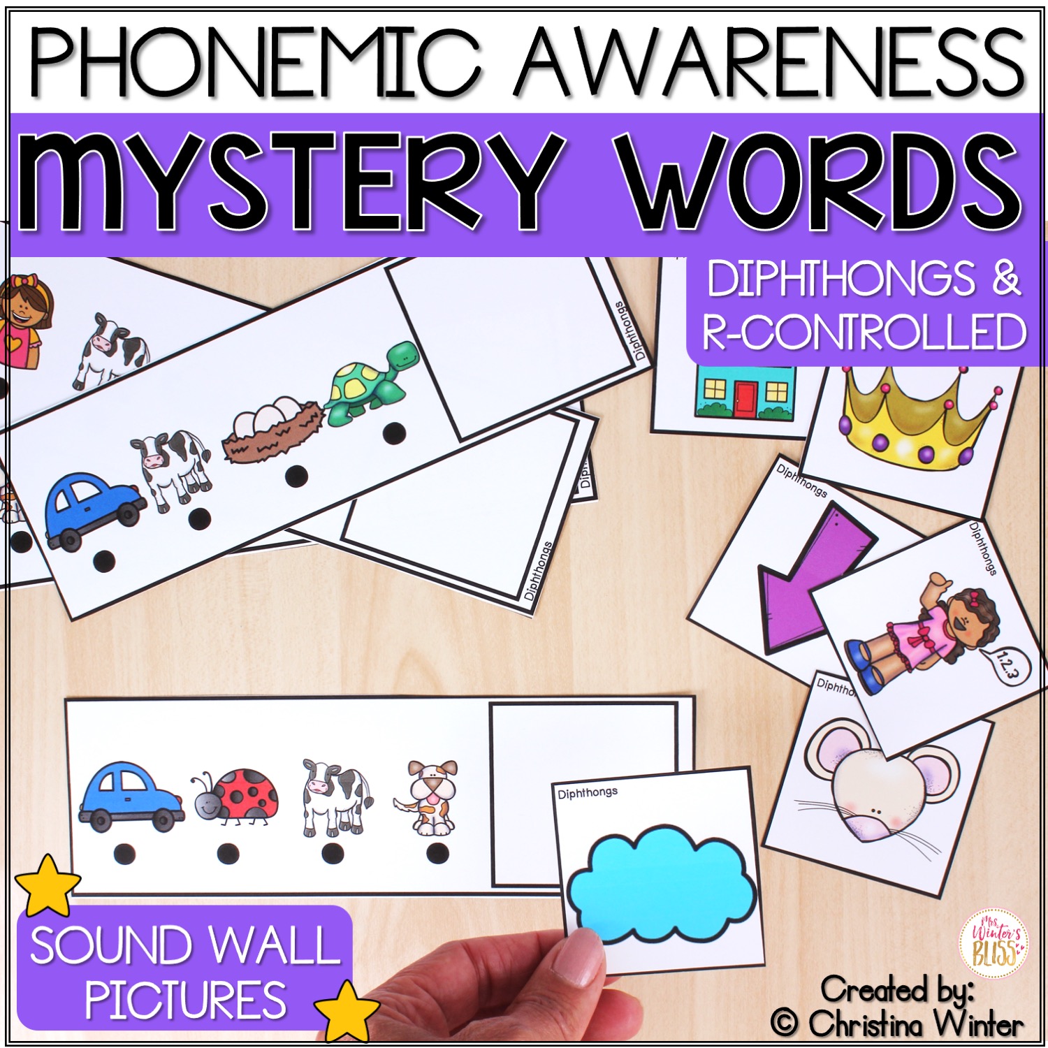 Mystery Words - Phonemic Awareness Games - BUNDLE - Lead in Literacy ...