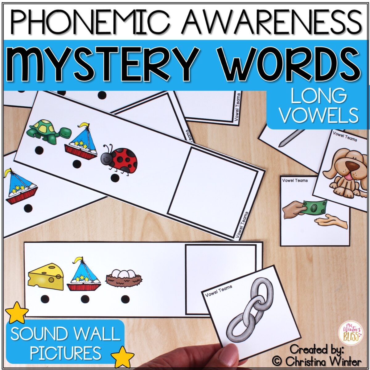 Mystery Words - Phonemic Awareness Games - BUNDLE - Lead in Literacy ...