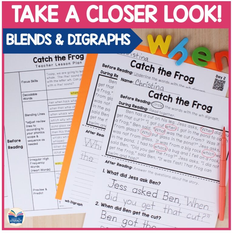 Decodable Passages with Comprehension Questions - Bundle - Lead in ...