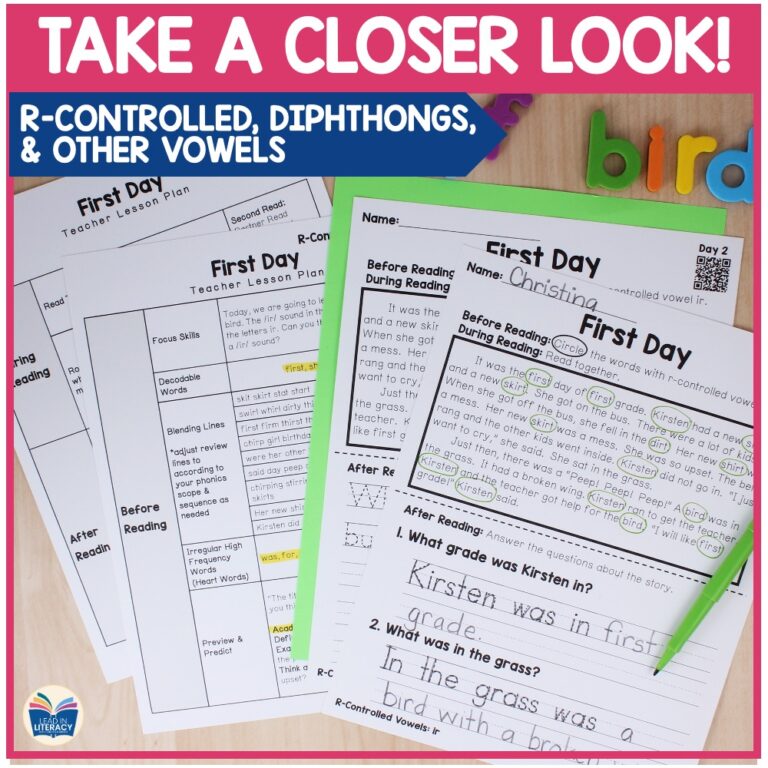 Decodable Passages with Comprehension Questions - Bundle - Lead in ...