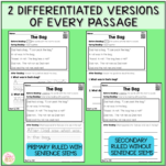 FREE Decodable Passages with Comprehension Questions - Lead in Literacy ...