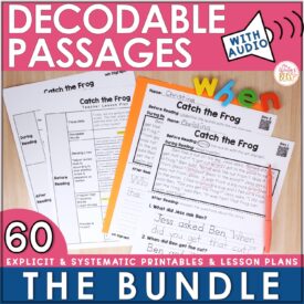 FREE Decodable Passages with Comprehension Questions - Lead in Literacy ...