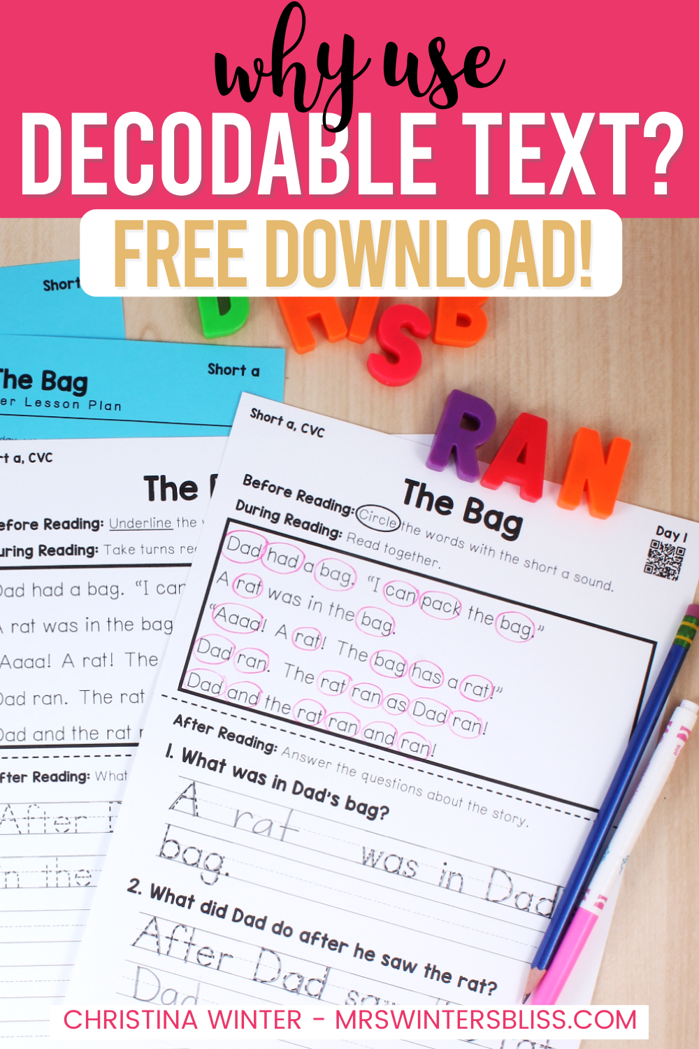 Why Use Decodable Texts? - Lead in Literacy - Resources For ...