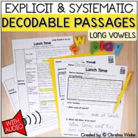 Decodable Passages with Comprehension Questions - Bundle - Lead in ...