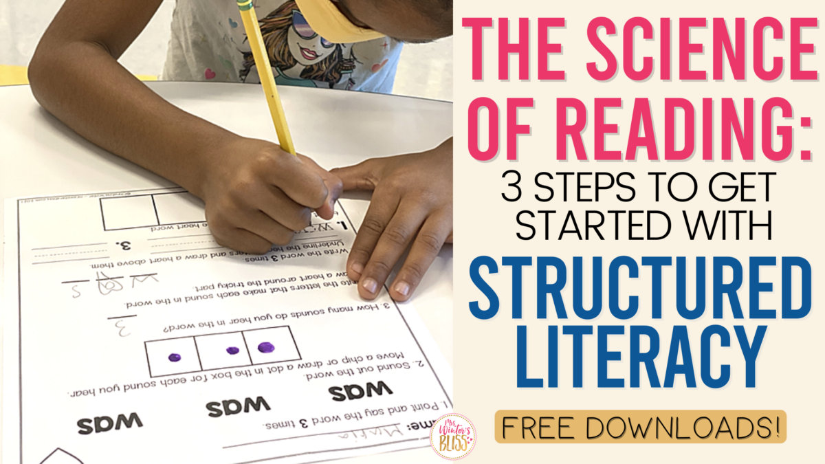 The Science of Reading: 3 Steps to Get Started with Structured Literacy ...