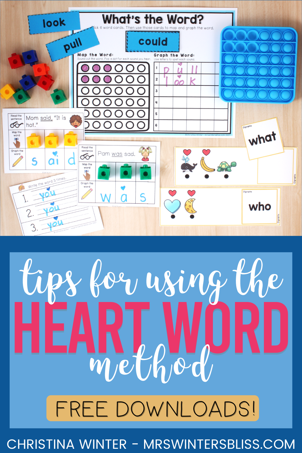 Information and Tips for Using the Heart Word Method - Lead in Literacy ...