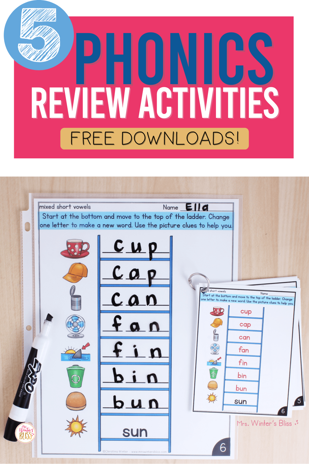Phonics Review Activities - Lead in Literacy - Resources For ...