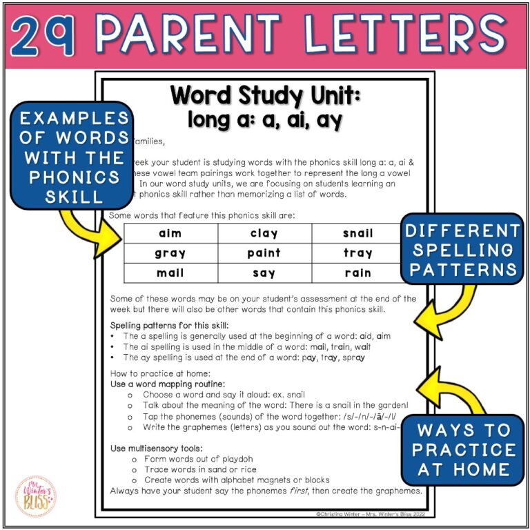 2nd Grade Word Study Printables & Assessment yearlong BUNDLE- editable ...