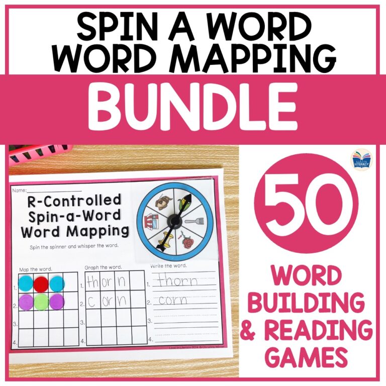 Spin A Word Phonics Center - Yearlong BUNDLE - Lead in Literacy ...