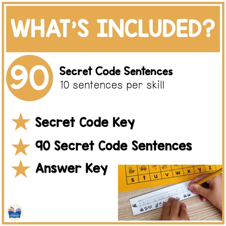 Secret Code Phonics Center - Blends & Digraphs - Lead in Literacy ...