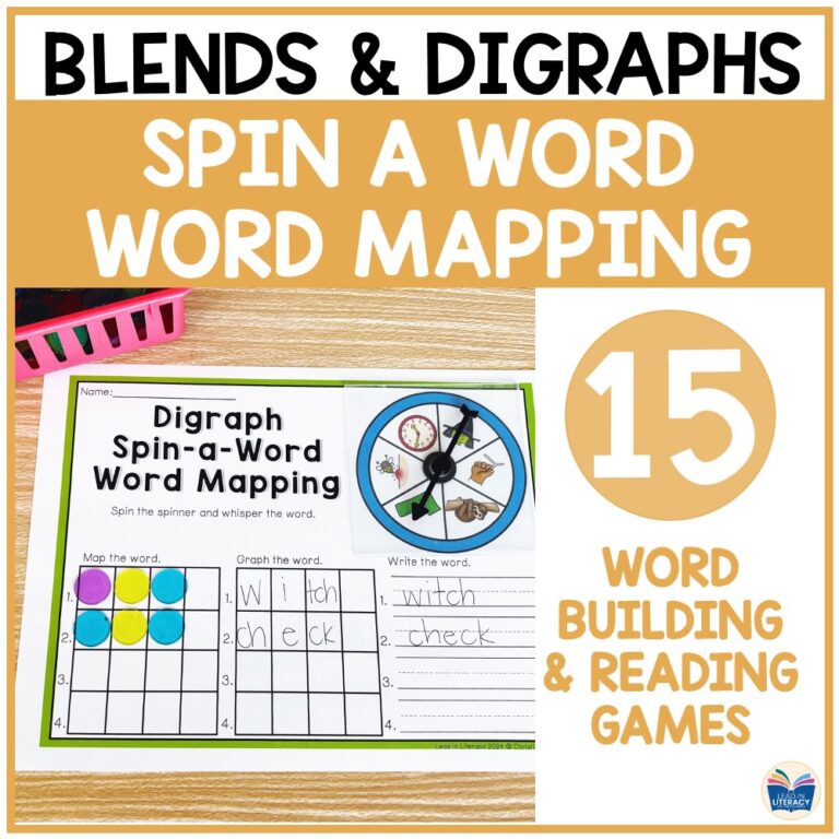 The Best Practice Activities for Blends and Digraphs - Lead in Literacy ...