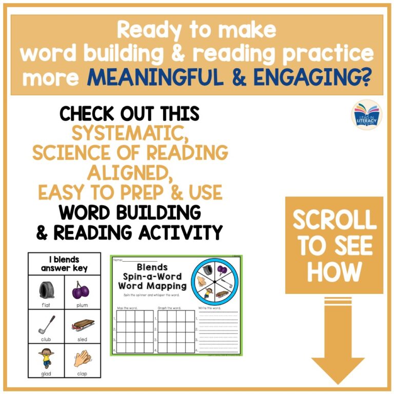 Spin A Word Phonics Center - Blends & Digraphs - Lead in Literacy ...