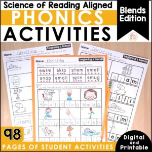 How to Teach Blends and Digraphs - Mrs. Winter's Bliss - Resources For ...