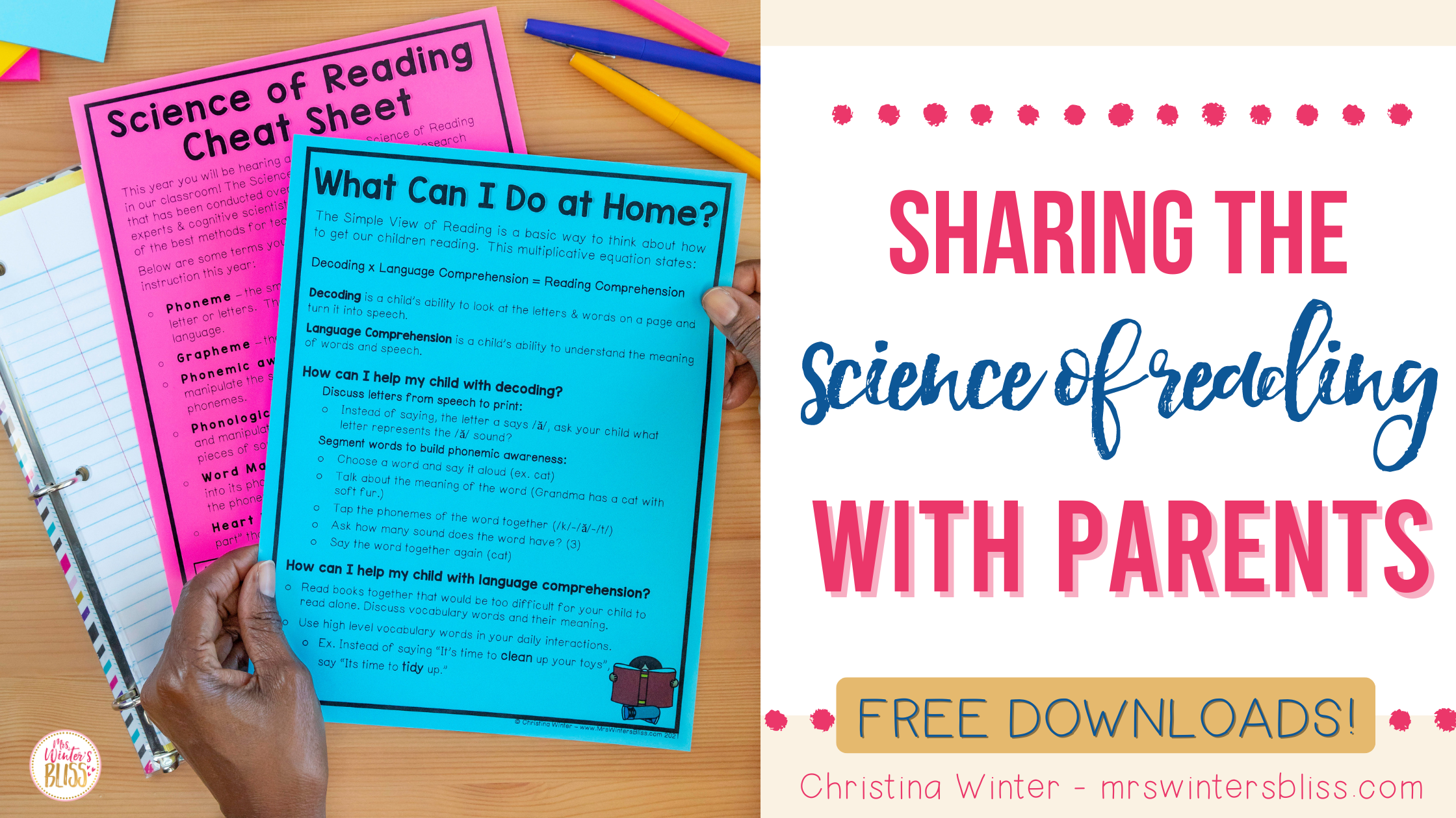 The Science of Reading: Information for Parents - Lead in Literacy ...