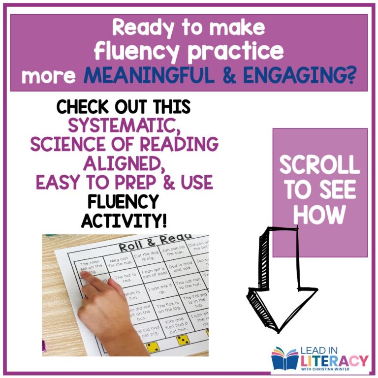 Roll and Read Phonics Center - CVC - Lead in Literacy - Resources For ...