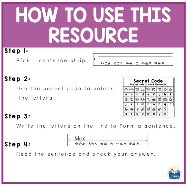 Secret Code Phonics Center - CVC - Lead in Literacy - Resources For ...
