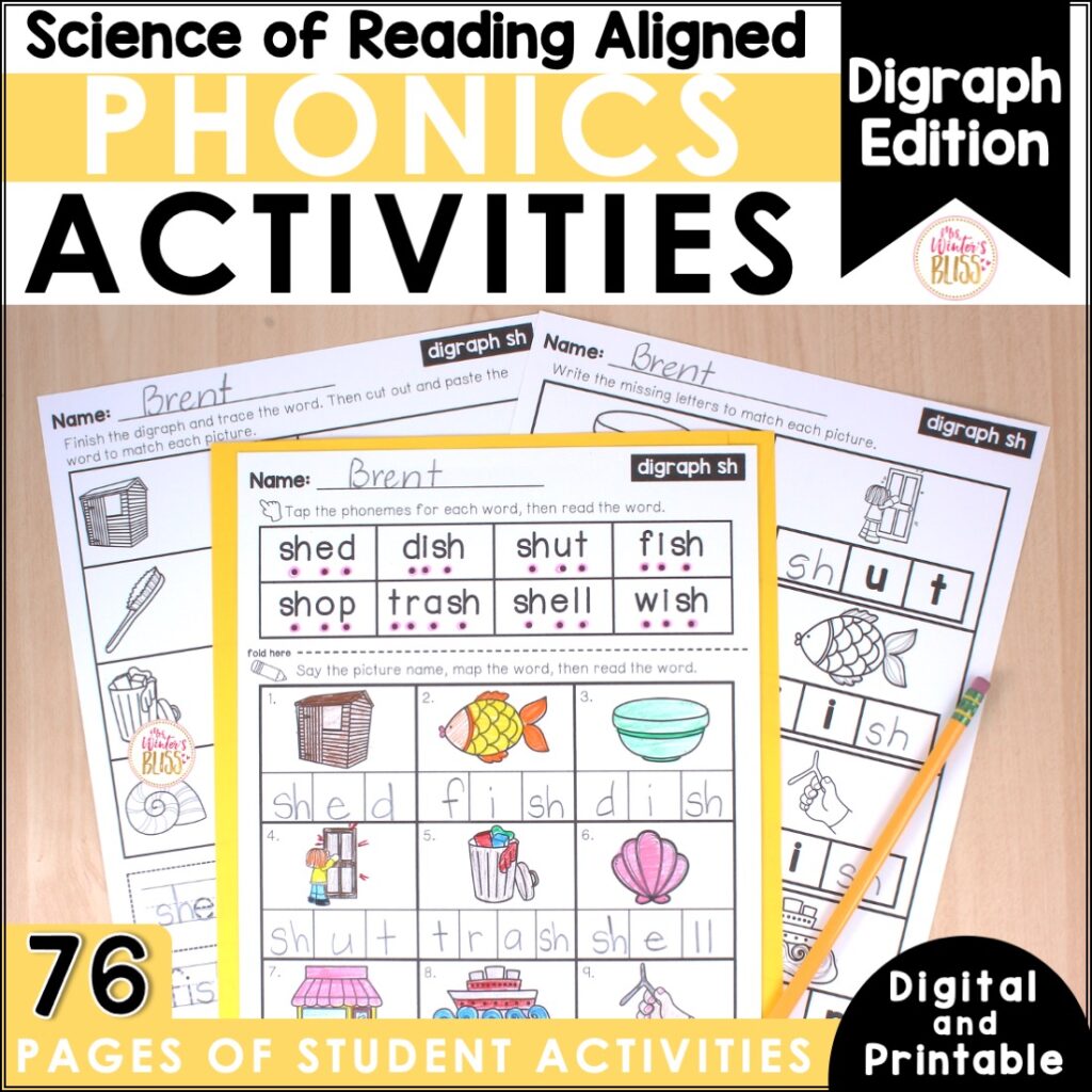 How to Teach Blends and Digraphs - Mrs. Winter's Bliss - Resources For ...