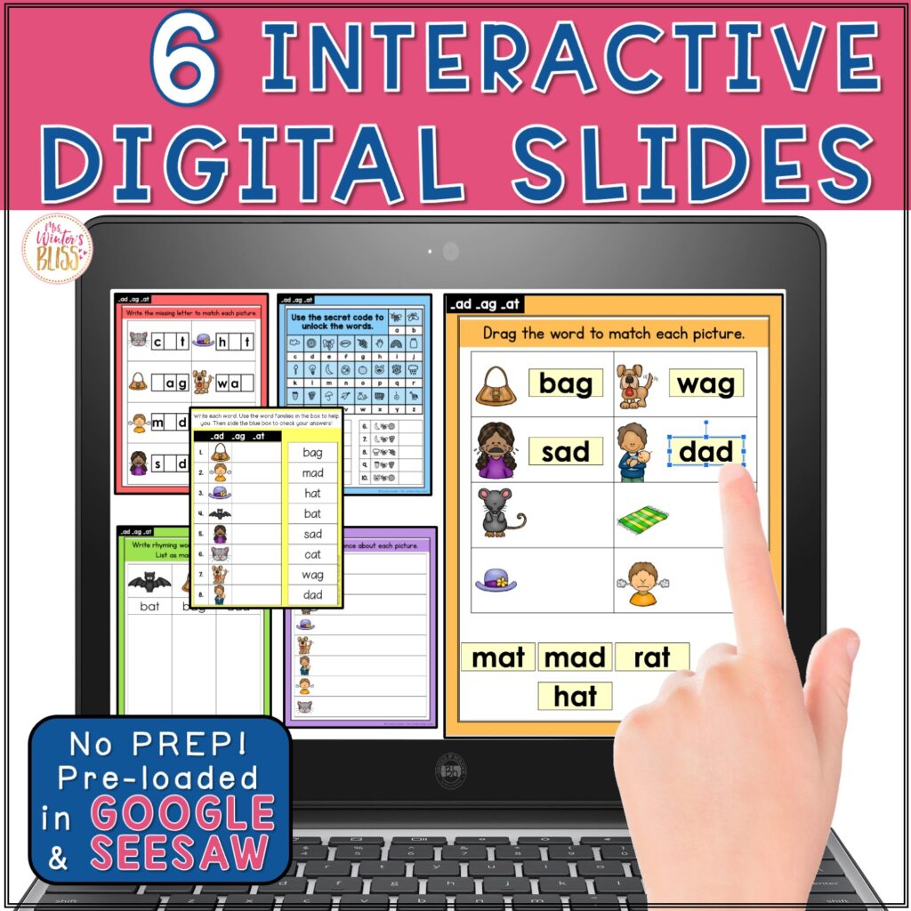 FREE Phonics Activities CVC Words - print & digital - Lead in Literacy ...