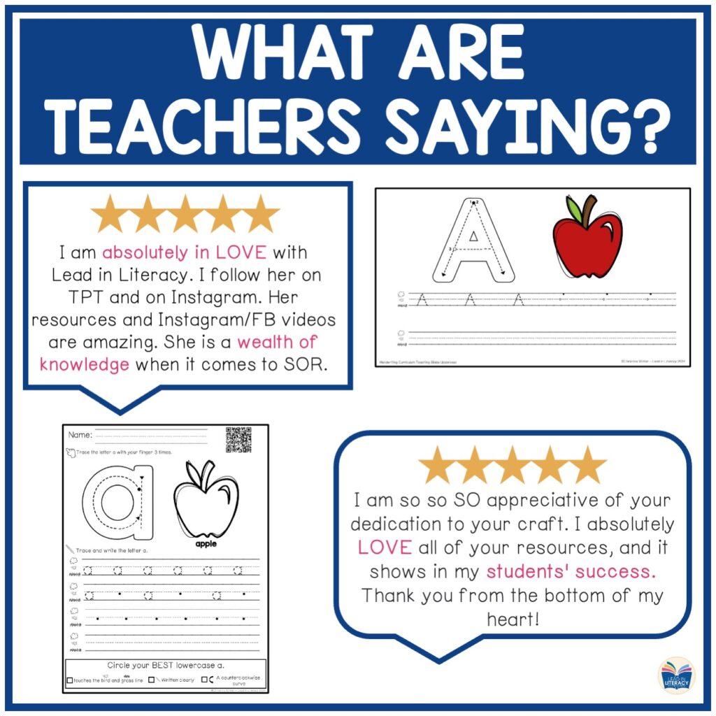 Handwriting Curriculum - Yearlong Printing Practice, Lesson Plans ...