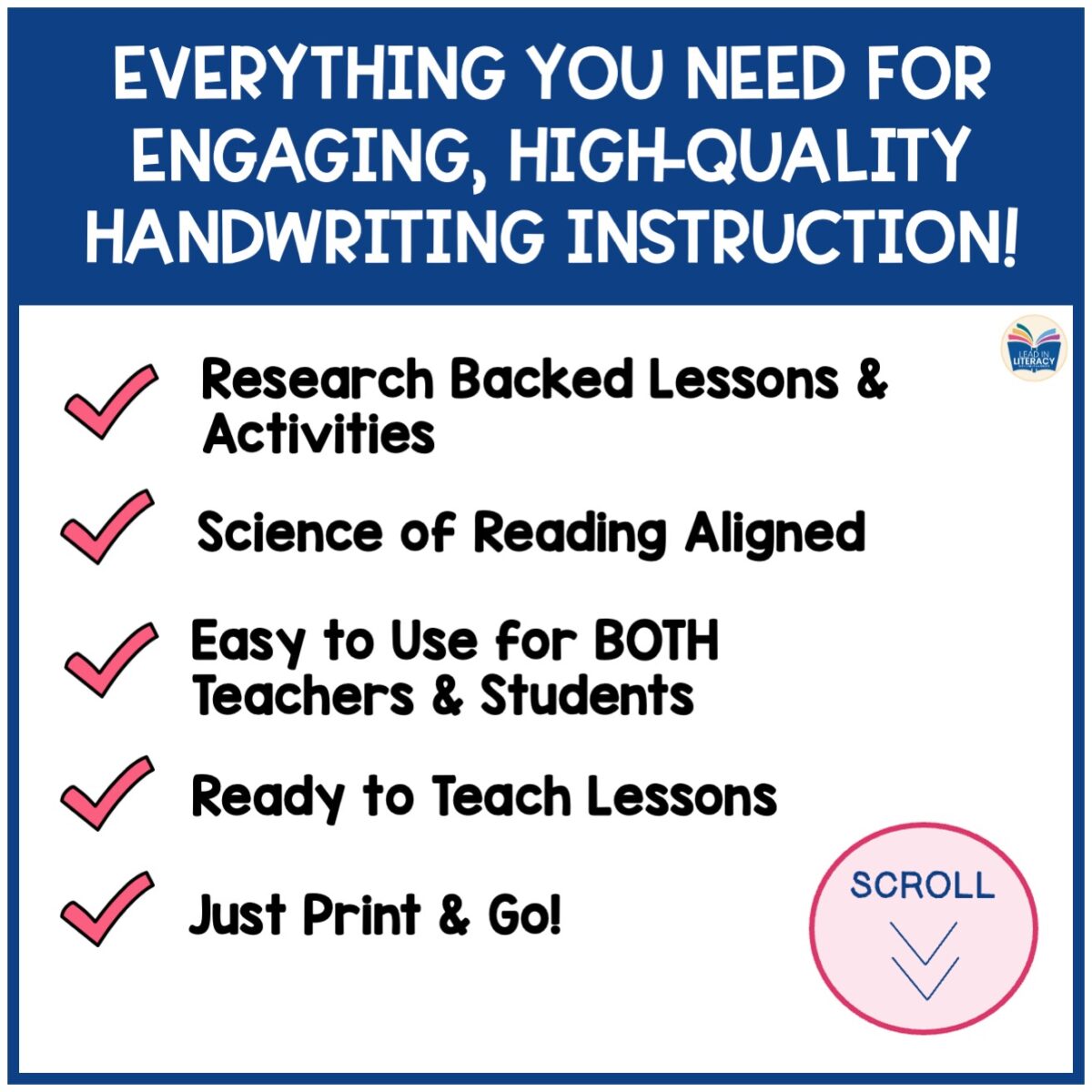 Handwriting Curriculum - Yearlong Printing Practice, Lesson Plans ...