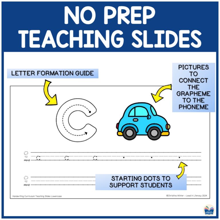 Handwriting Curriculum - Yearlong Printing Practice, Lesson Plans ...