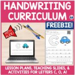 FREE Handwriting Curriculum - Printing Practice, Lesson Plans, & Audio ...