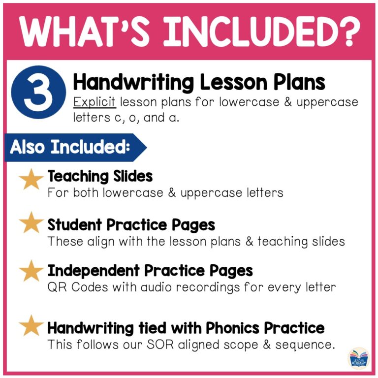 FREE Handwriting Curriculum - Printing Practice, Lesson Plans, & Audio ...