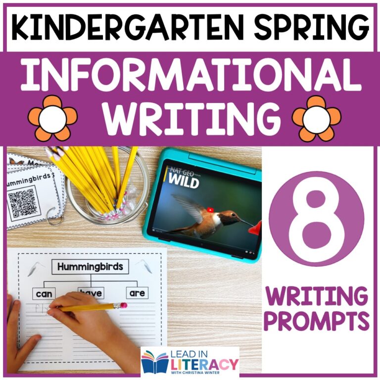 Writing Archives - Lead in Literacy - Resources For Kindergarten, 1st ...